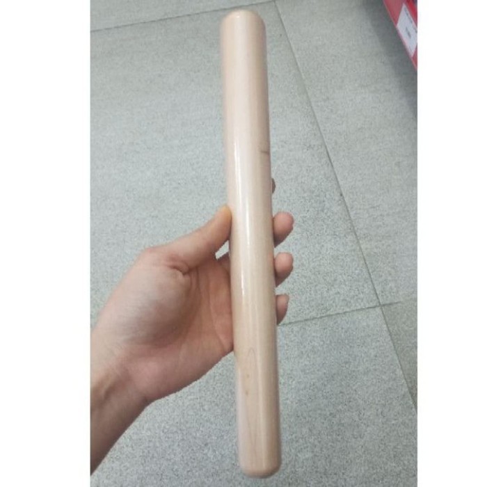 Rolling pin kayu bisa putar panjang 28 cm/giling adonan | Hoki Makmur